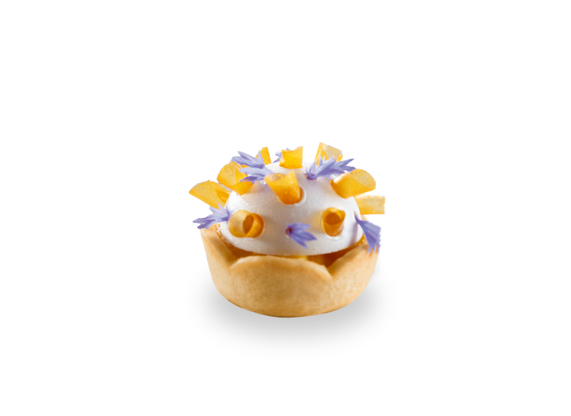 Vegan mango-passionfruit tarts | HUG Food Service